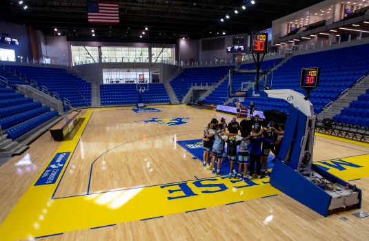 McNeese arena opens for first time since hurricane — and with new name ...