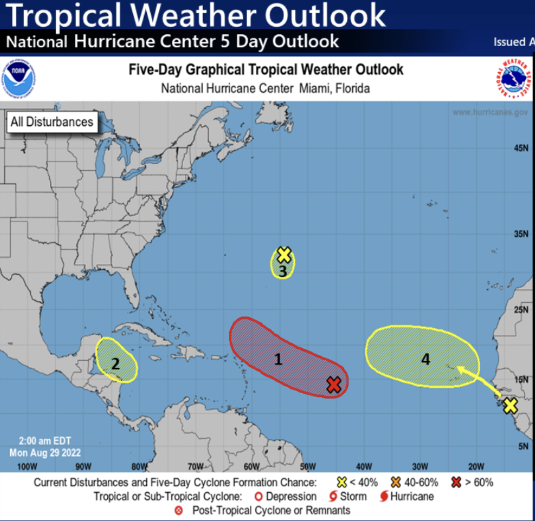 Tropical weather outlook busy as peak of hurricane season nears ...