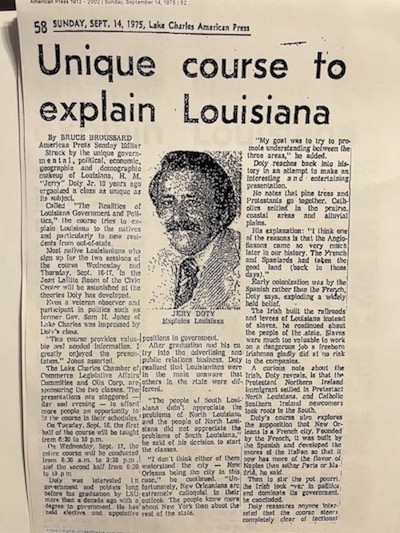 Jim Beam column:History from a political pro | American Press