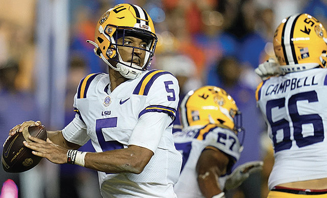 LSU QB Daniels accounts for six TDs, fourth straight win over Gators ...