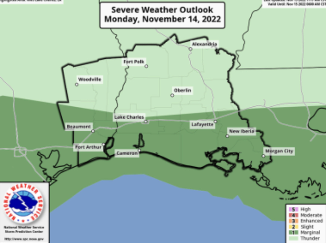 Risk of severe weather on Monday | American Press