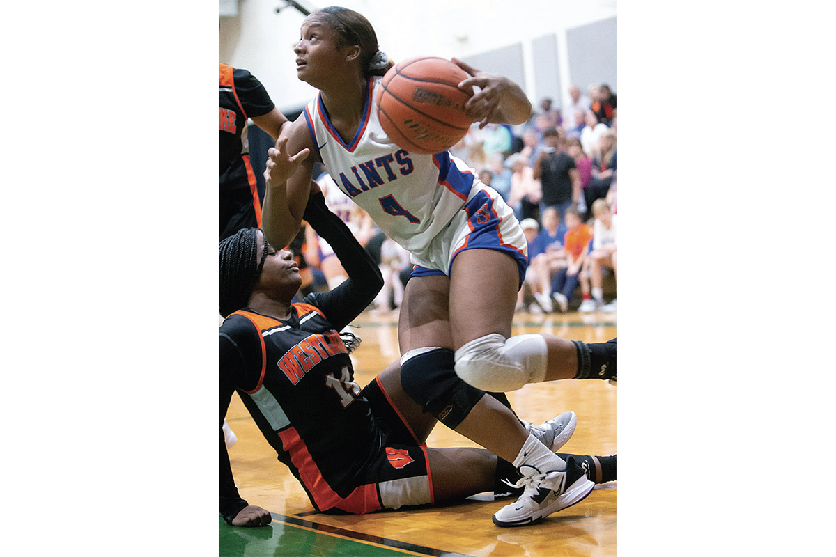 Scoring support: Woodcock steps up for Saints | American Press