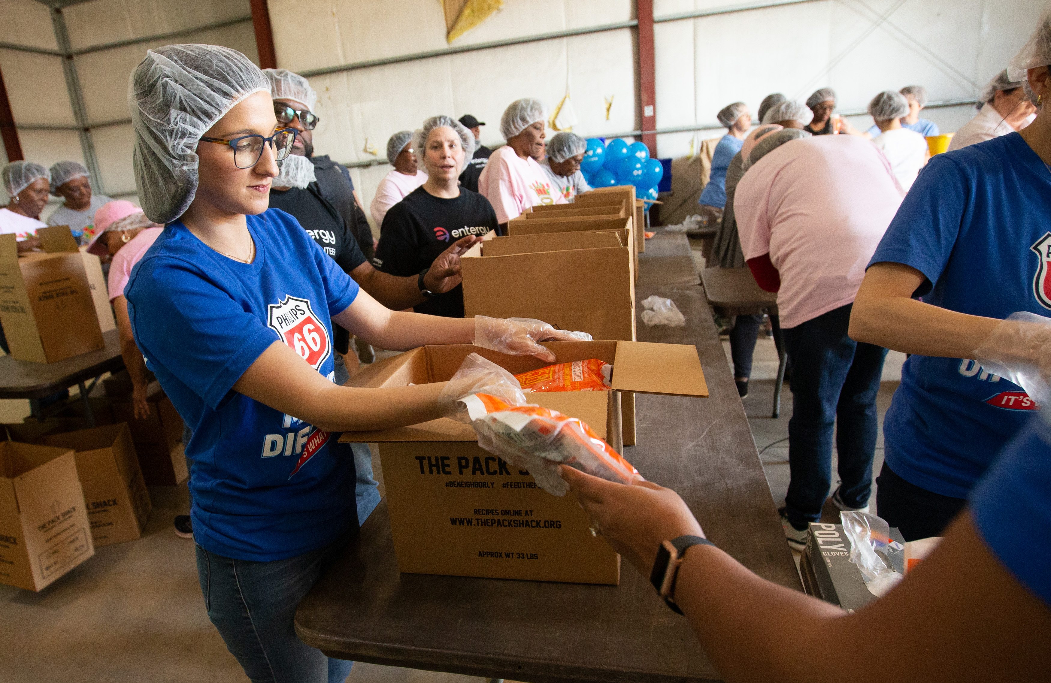 PHOTO GALLERY: Second Harvest food-packing party | American Press