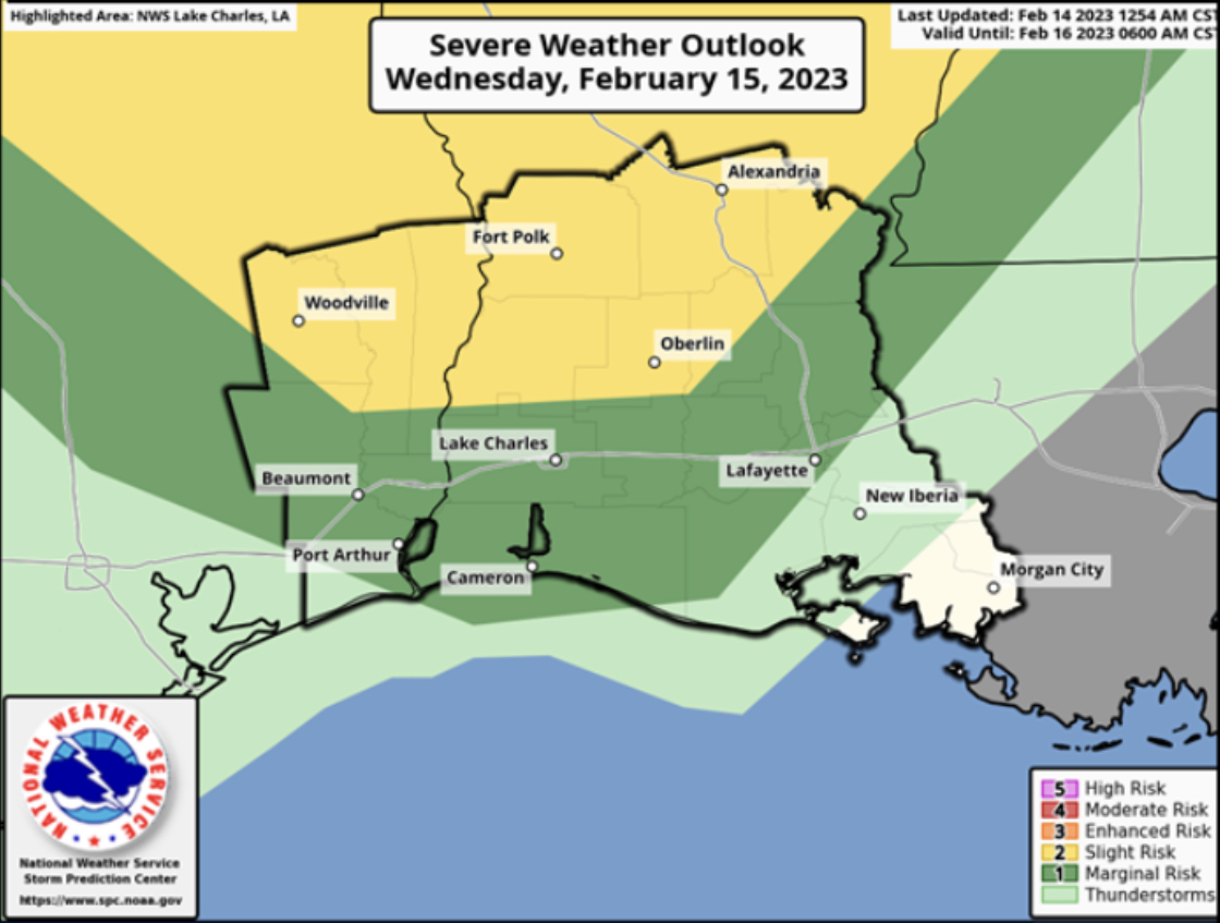 Wednesday’s cold front could bring severe storms with it | American Press