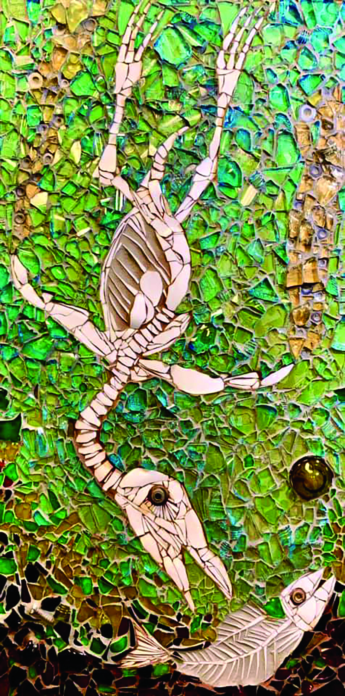 Making art in Antarctica: Natalie LeBleu makes mosaics from repurposed ...