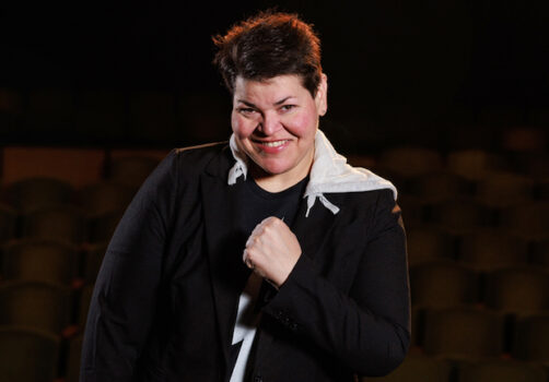 Jen Kober taping Netflix standup special at Southlake Theater on Friday ...