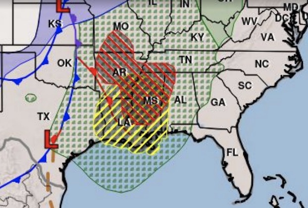 Potential severe weather across region on Monday | American Press