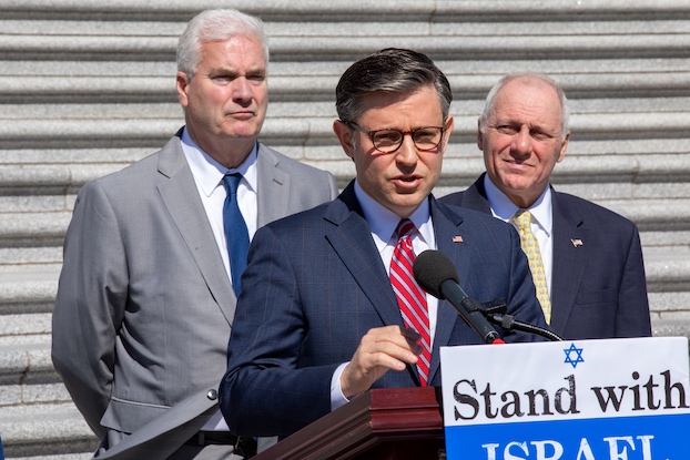 Speaker Johnson: Biden, Schumer must display moral courage, support ...