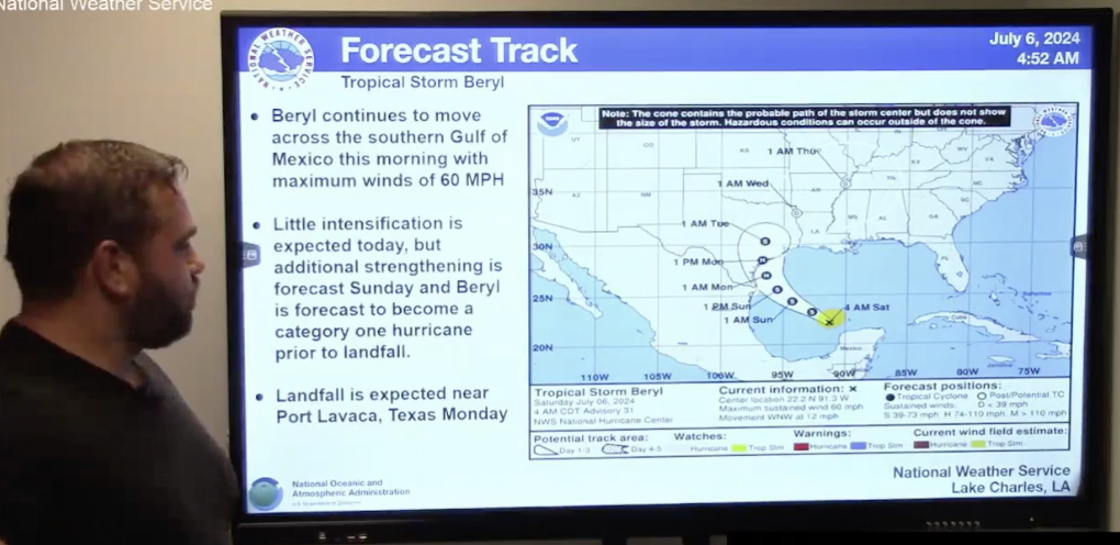 UPDATE: Beryl to become hurricane again before reaching Texas ...