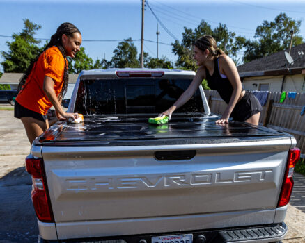 PHOTO GALLERY: Westlake High cheerleaders clean up at carwash ...