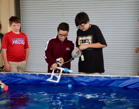 Students show skills with underwater robotics challenge - American ...